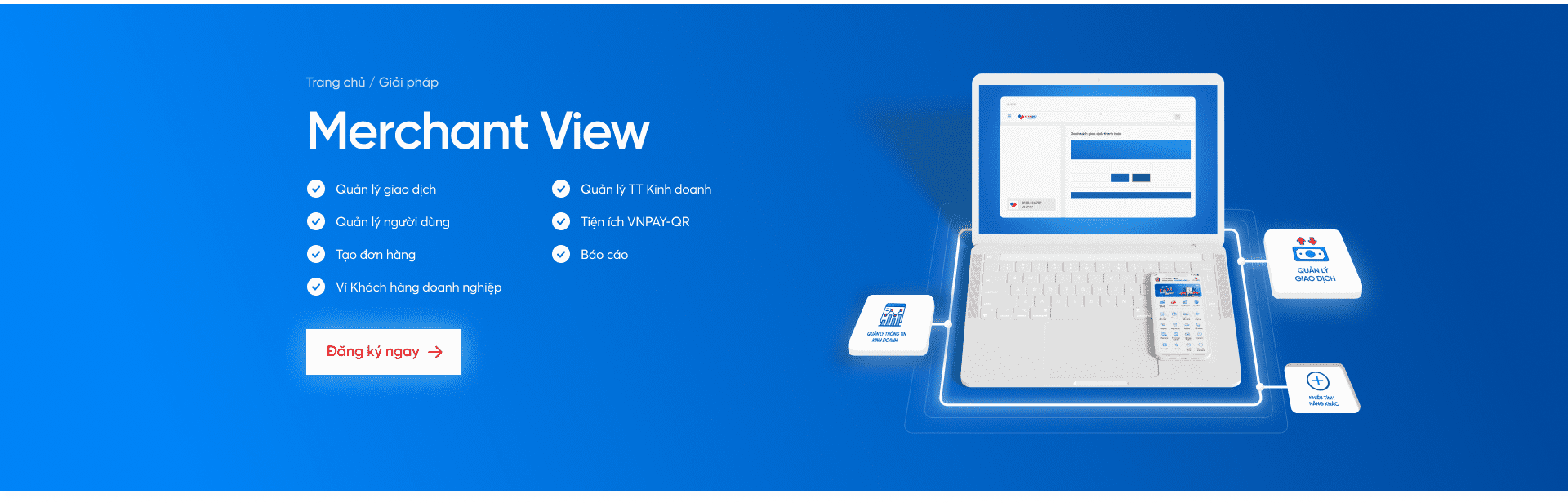 Giải pháp quản lý bán hàng VNPAY Merchant View | VNPAY-POS