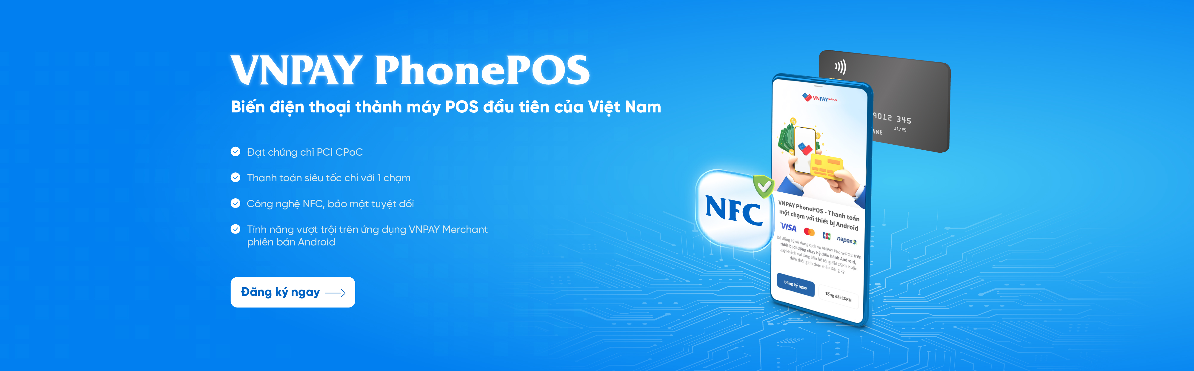 Giải pháp thanh toán VNPAY-POS tích hợp trên thiết bị SmartPOS